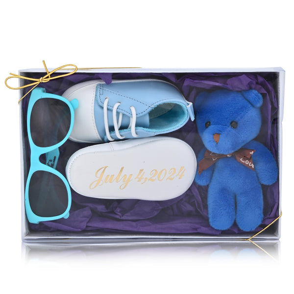 Babys 1st Gift Box 💙 BLUE - Babyshoe.com